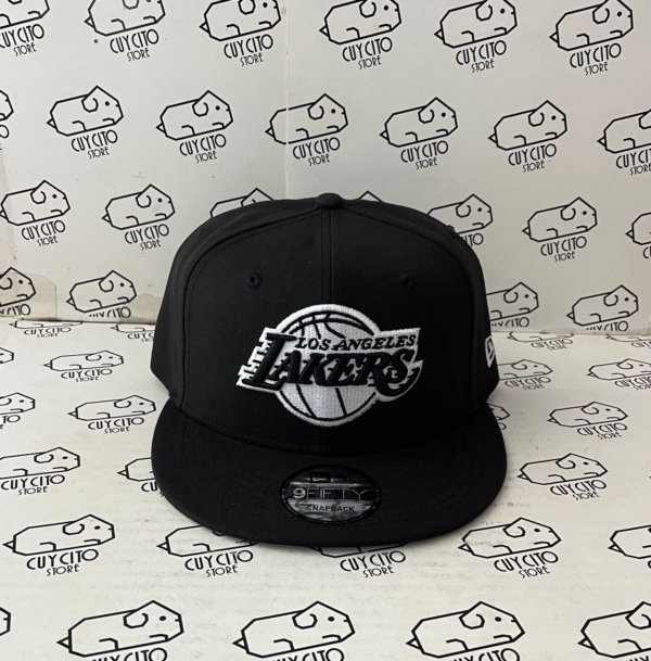 Los Angeles Lakers Chain Stitch 9FIFTY – Negro – Cuycitostore